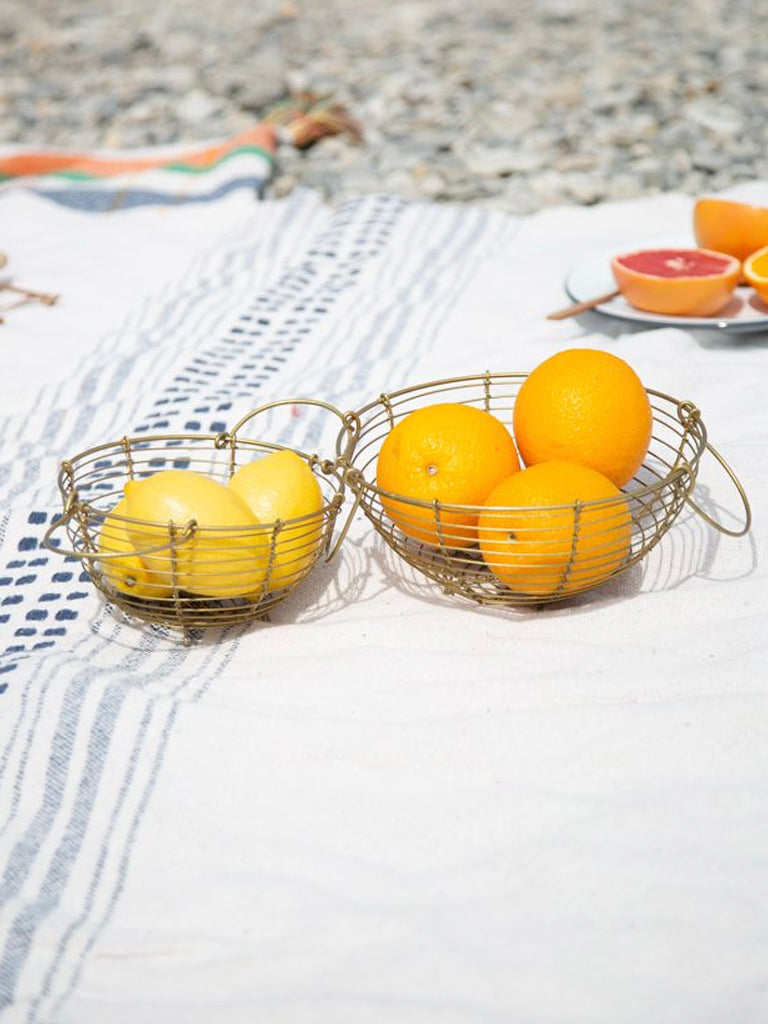 Round Wire Baskets - Set of 2 | Beaumont Organic