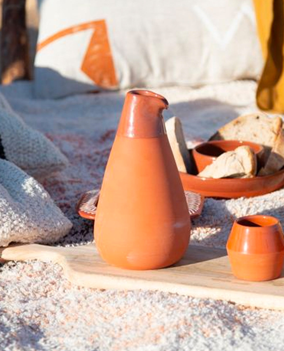Vinhais-Vicara Carafe in Terracotta | Beaumont Organic