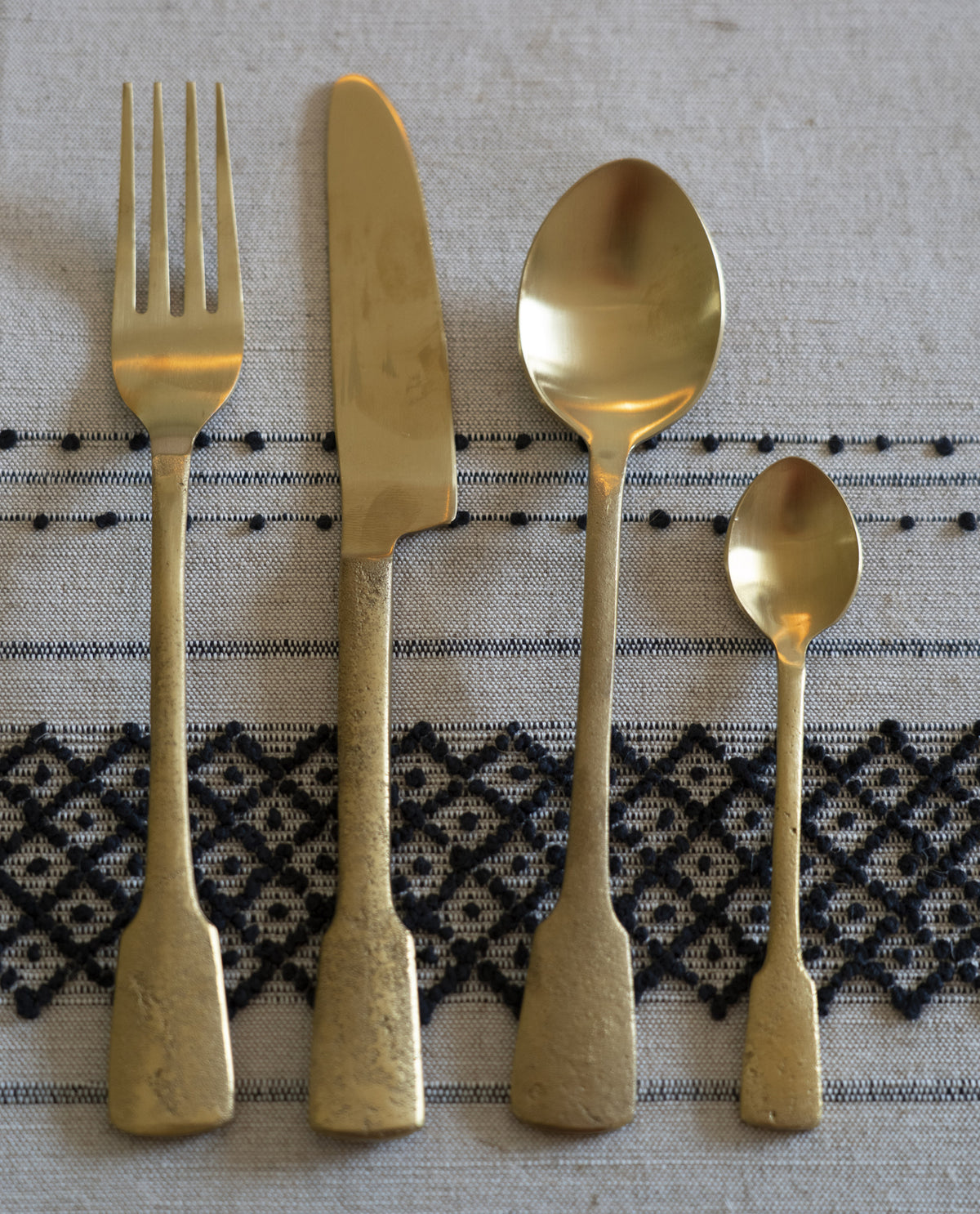 Veeta Cutlery in Gold | Beaumont Organic