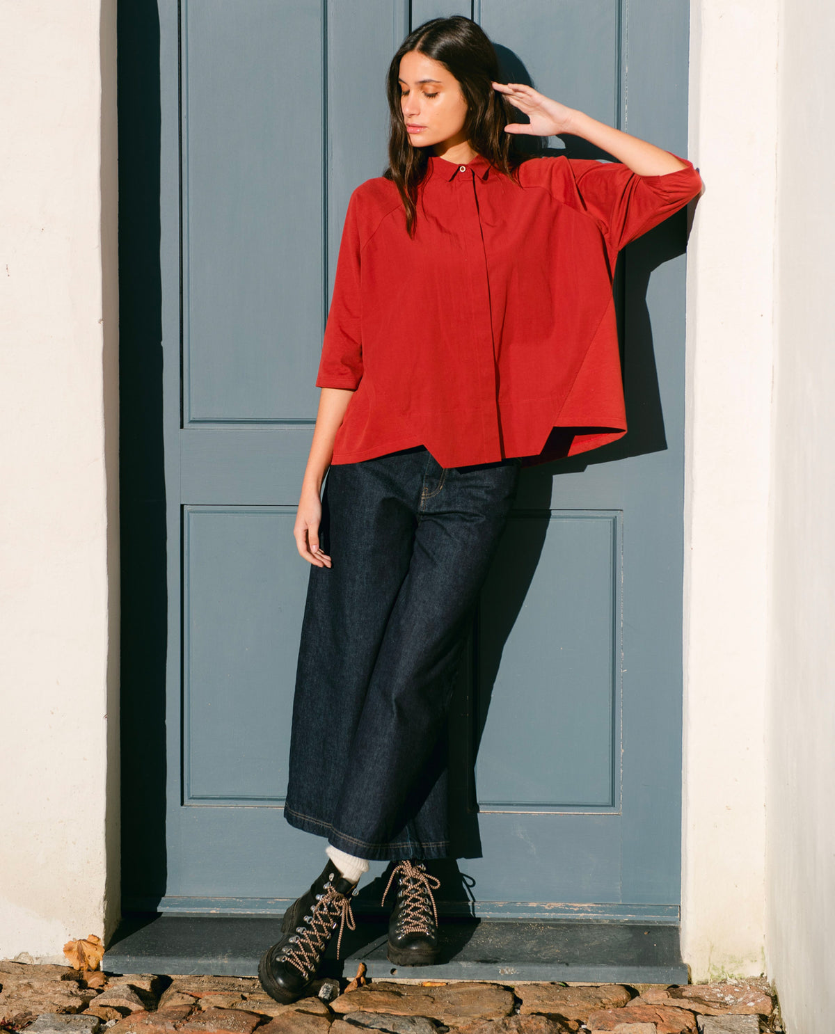 Tracey Organic Cotton Denim Jeans In Indigo | Beaumont Organic