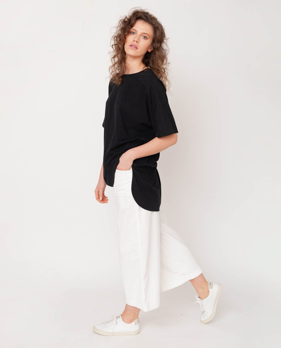 Tracey Organic Cotton Trouser In White | Beaumont Organic